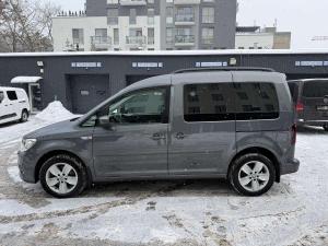 Grey Volkswagen Caddy 2017 in Vilnius, with an engine capacity of 1.97 L and mileage of 283 thousand km for 10500 €, photo 4 on AUTOMOTO.COM.LV