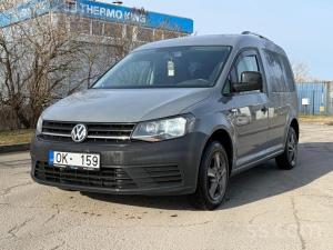 Pelēks Volkswagen Caddy 2017 Rīga, ar dzinēja tilpumu 2.00 L un nobraukumu 180 tūkst. km par 9000 €, foto  vietnē AUTOMOTO.COM.LV