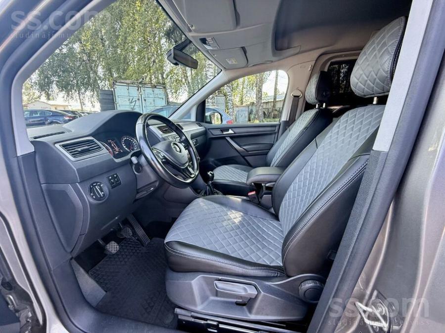 Grey Volkswagen Caddy 2017 in Riga, with an engine capacity of 1.40 L and mileage of 0 thousand km for 10990 €, photo 14 on AUTOMOTO.COM.LV