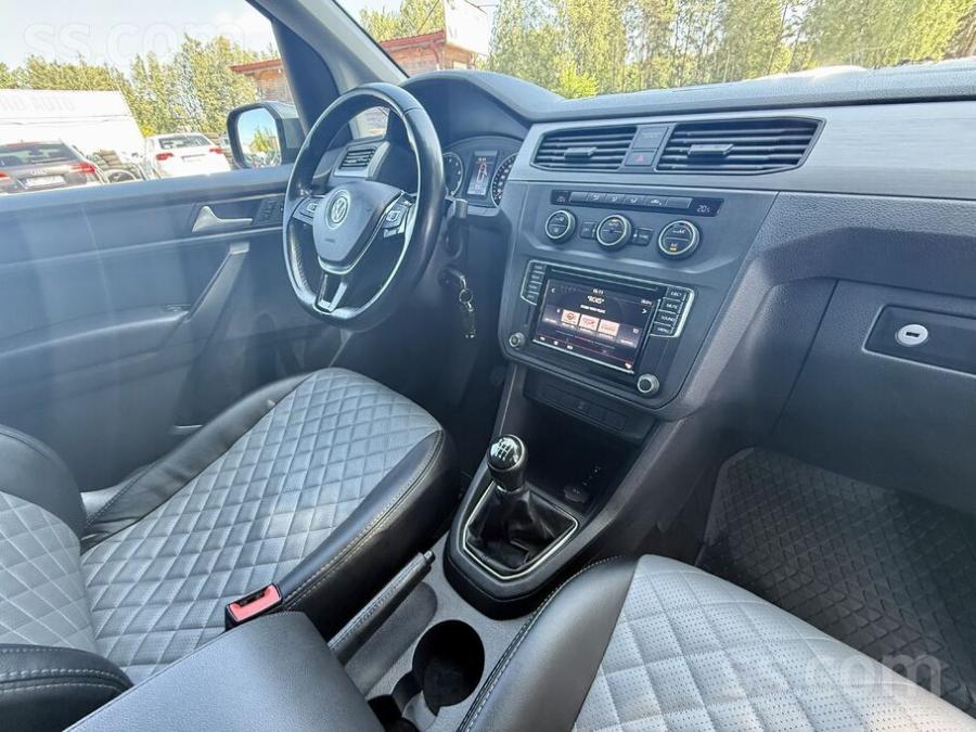 Grey Volkswagen Caddy 2017 in Riga, with an engine capacity of 1.40 L and mileage of 0 thousand km for 10990 €, photo 21 on AUTOMOTO.COM.LV