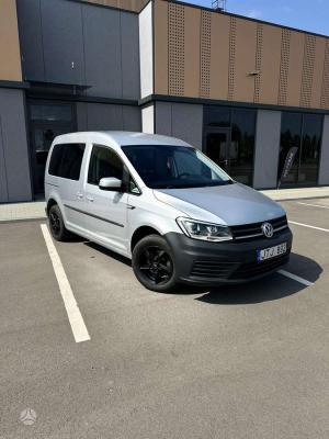 Pelēks Volkswagen Caddy 2017 Klaipėda, ar dzinēja tilpumu 1.97 L un nobraukumu 174 tūkst. km par 9850 €, foto  vietnē AUTOMOTO.COM.LV