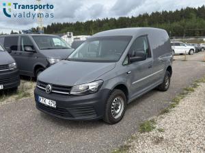 Pelēks Volkswagen Caddy 2018 Viļņa, ar dzinēja tilpumu 1.97 L un nobraukumu 125 tūkst. km par 9400 €, foto  vietnē AUTOMOTO.COM.LV