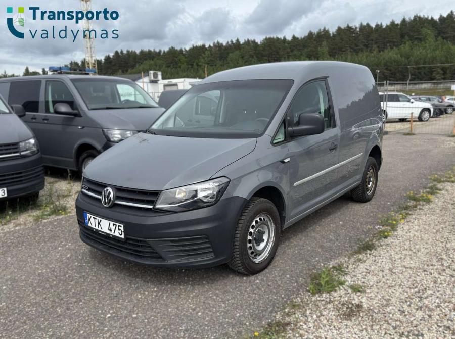 Pelēks Volkswagen Caddy 2018 Viļņa, ar dzinēja tilpumu 1.97 L un nobraukumu 125 tūkst. km par 9400 €, foto 1 vietnē AUTOMOTO.COM.LV