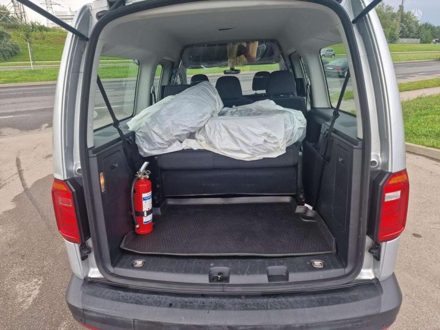 Pelēks Volkswagen Caddy 2018 Kauņa, ar dzinēja tilpumu 1.40 L un nobraukumu 99 tūkst. km par 14990 €, foto 21 vietnē AUTOMOTO.COM.LV