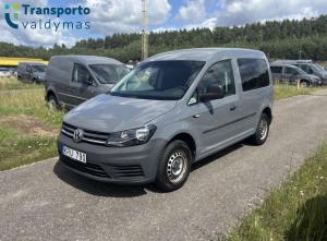 Grey Volkswagen Caddy 2018 in Vilnius, with an engine capacity of 1.97 L and mileage of 127 thousand km for 8400 €, photo  on AUTOMOTO.COM.LV