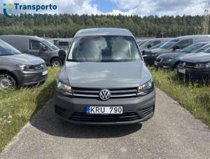 Grey Volkswagen Caddy 2018 in Vilnius, with an engine capacity of 1.97 L and mileage of 127 thousand km for 8400 €, photo 3 on AUTOMOTO.COM.LV