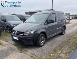 Grey Volkswagen Caddy 2018 in Vilnius, with an engine capacity of 1.97 L and mileage of 136 thousand km for 7000 €, photo 1 on AUTOMOTO.COM.LV