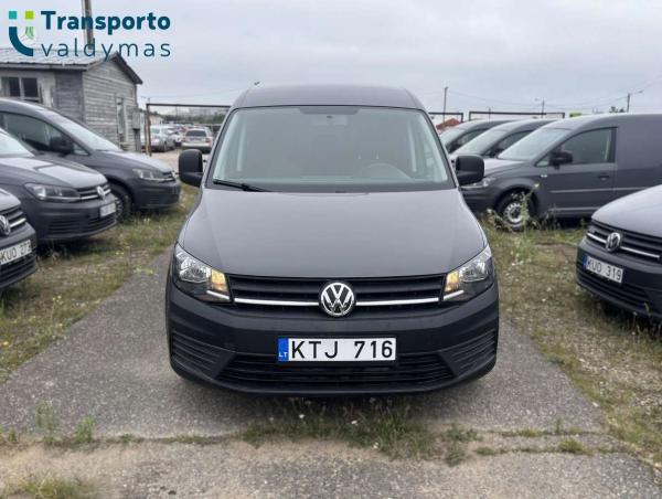 Grey Volkswagen Caddy 2018 in Vilnius, with an engine capacity of 1.97 L and mileage of 136 thousand km for 7000 €, photo 3 on AUTOMOTO.COM.LV