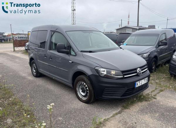 Grey Volkswagen Caddy 2018 in Vilnius, with an engine capacity of 1.97 L and mileage of 136 thousand km for 7000 €, photo 4 on AUTOMOTO.COM.LV