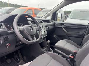 Grey Volkswagen Caddy 2018 in Vilnius, with an engine capacity of 1.97 L and mileage of 136 thousand km for 7000 €, photo 8 on AUTOMOTO.COM.LV