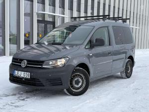Grey Volkswagen Caddy 2019 in Vilnius, with an engine capacity of 1.97 L and mileage of 244 thousand km for 7400 €, photo 8 on AUTOMOTO.COM.LV