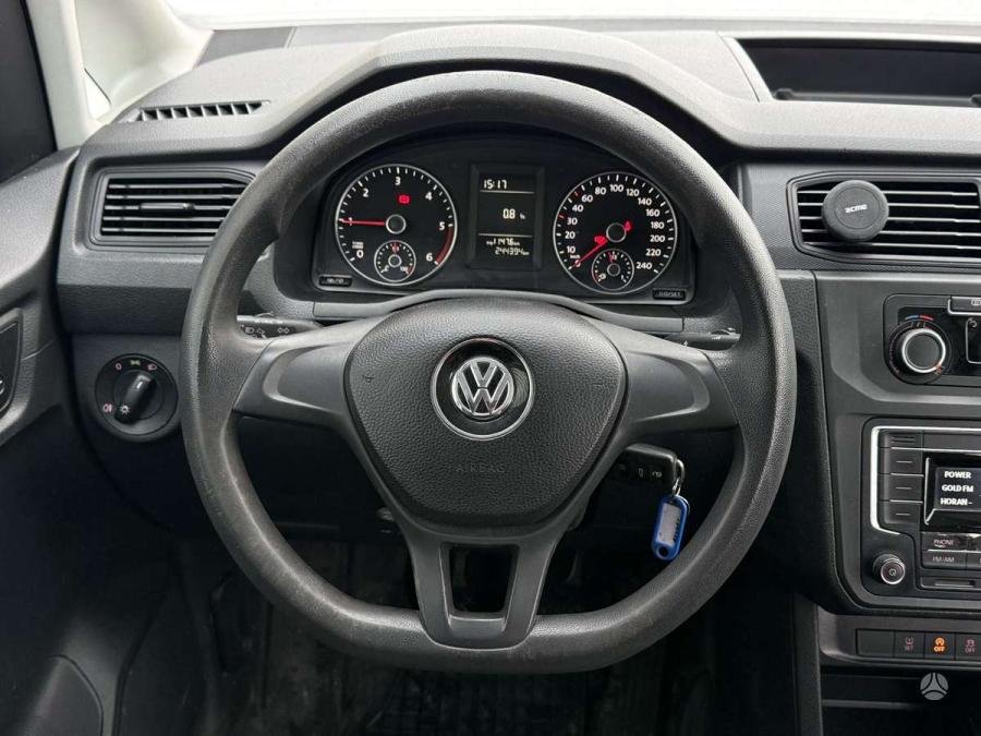 Grey Volkswagen Caddy 2019 in Vilnius, with an engine capacity of 1.97 L and mileage of 244 thousand km for 7400 €, photo 15 on AUTOMOTO.COM.LV