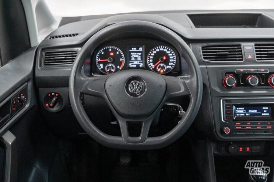 Grey Volkswagen Caddy 2019 in Vilnius, with an engine capacity of 2.00 L and mileage of 131 thousand km for 14300 €, photo 10 on AUTOMOTO.COM.LV