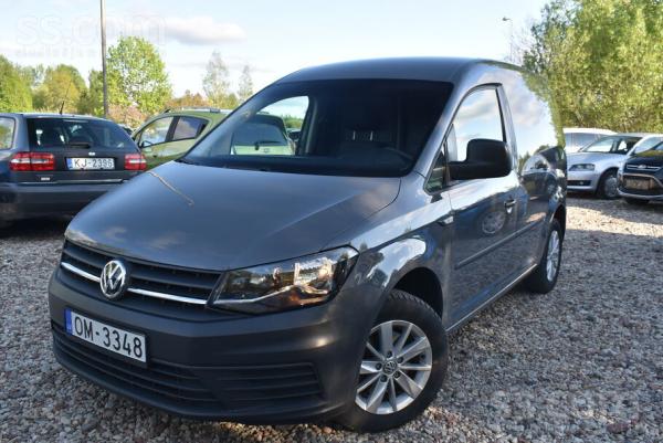 Pelēks Volkswagen Caddy 2019 Kuldīga, ar dzinēja tilpumu 2.00 L un nobraukumu 0 tūkst. km par 12350 €, foto 1 vietnē AUTOMOTO.COM.LV