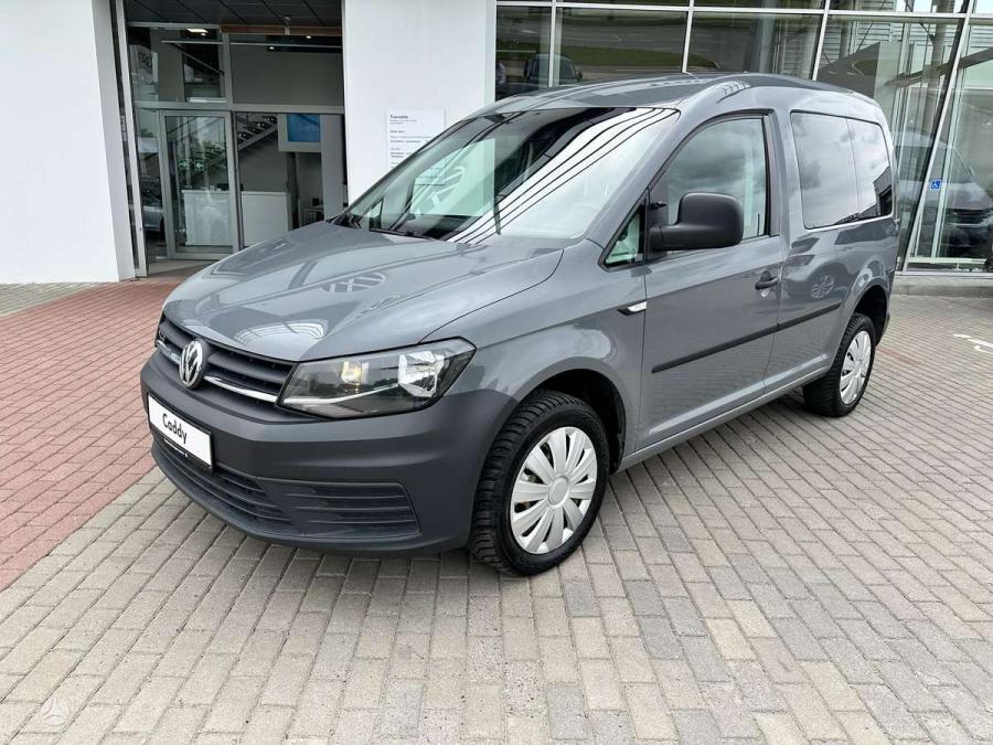 Grey Volkswagen Caddy 2019 in Siauliai, with an engine capacity of 1.97 L and mileage of 114 thousand km for 13900 €, photo 14 on AUTOMOTO.COM.LV