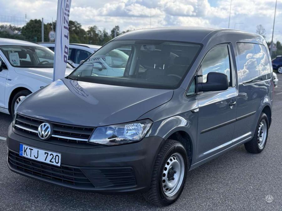 Grey Volkswagen Caddy 2019 in Vilnius, with an engine capacity of 1.97 L and mileage of 170 thousand km for 9999 €, photo 20 on AUTOMOTO.COM.LV