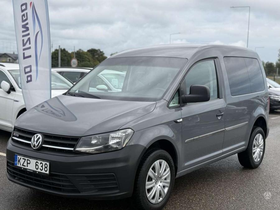Pelēks Volkswagen Caddy 2019 Viļņa, ar dzinēja tilpumu 1.97 L un nobraukumu 206 tūkst. km par 11800 €, foto 1 vietnē AUTOMOTO.COM.LV