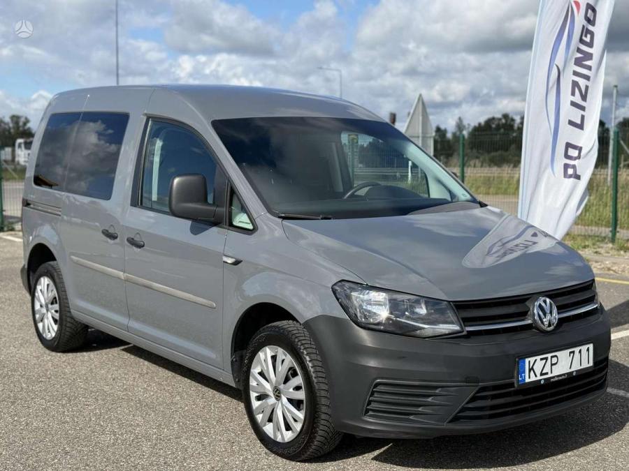 Pelēks Volkswagen Caddy 2019 Viļņa, ar dzinēja tilpumu 1.97 L un nobraukumu 185 tūkst. km par 11999 €, foto 1 vietnē AUTOMOTO.COM.LV