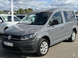 Grey Volkswagen Caddy 2019 in Vilnius, with an engine capacity of 1.97 L and mileage of 185 thousand km for 11999 €, photo 9 on AUTOMOTO.COM.LV
