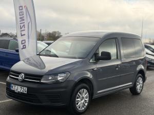 Grey Volkswagen Caddy 2019 in Vilnius, with an engine capacity of 2.00 L and mileage of 211 thousand km for 9999 €, photo  on AUTOMOTO.COM.LV