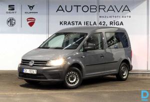 Grey Volkswagen Caddy 2020 in Riga, with an engine capacity of 2.00 L and mileage of 162 thousand km for 14500 €, photo  on AUTOMOTO.COM.LV
