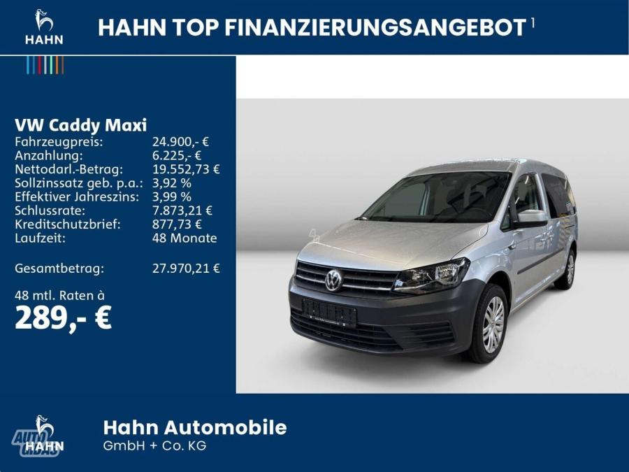 Pelēks Volkswagen Caddy 2020 Kauņa, ar dzinēja tilpumu 1.40 L un nobraukumu 27 tūkst. km par 27878 €, foto 2 vietnē AUTOMOTO.COM.LV