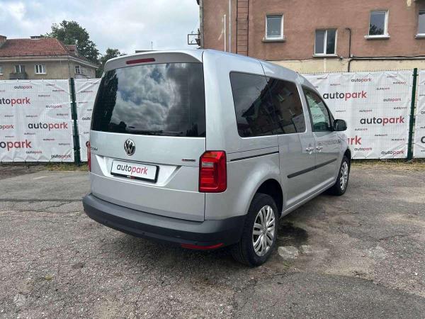 Grey Volkswagen Caddy 2020 in Klaipeda, with an engine capacity of 1.97 L and mileage of 92 thousand km for 18200 €, photo 5 on AUTOMOTO.COM.LV