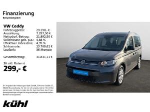 Grey Volkswagen Caddy 2021 in Kaunas, with an engine capacity of 2.00 L and mileage of 74 thousand km for 32056 €, photo 2 on AUTOMOTO.COM.LV