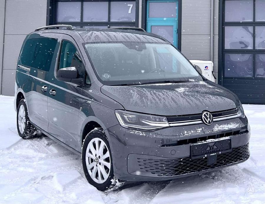 Pelēks Volkswagen Caddy 2021 Kauņa, ar dzinēja tilpumu 2.00 L un nobraukumu 173 tūkst. km par 15499 €, foto 1 vietnē AUTOMOTO.COM.LV