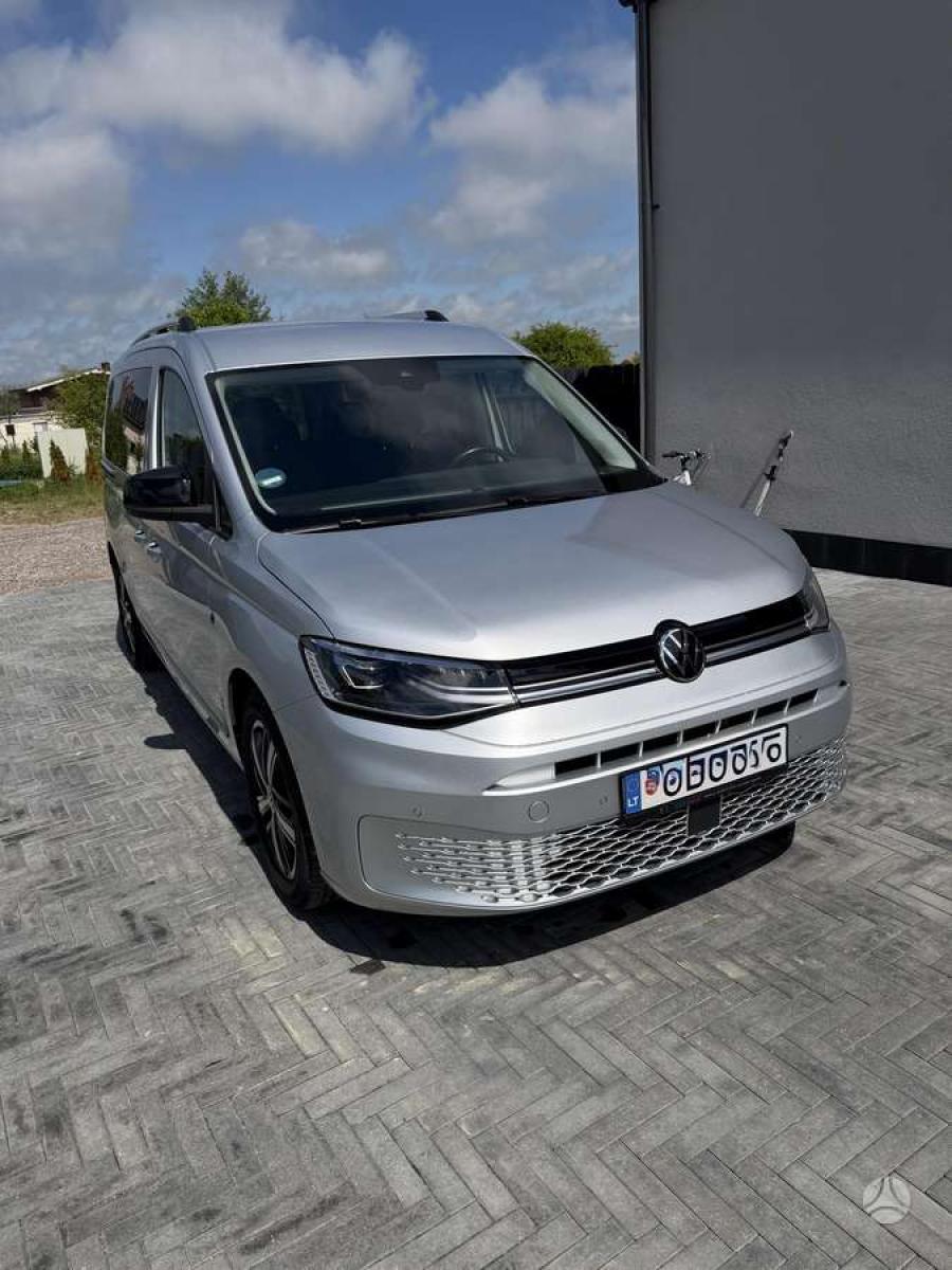Grey Volkswagen Caddy 2021 in Palanga, with an engine capacity of 1.97 L and mileage of 191 thousand km for 23500 €, photo 3 on AUTOMOTO.COM.LV