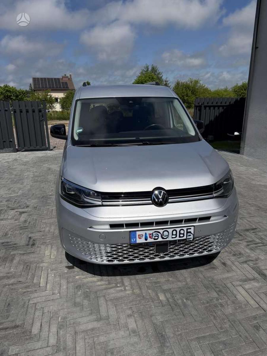 Grey Volkswagen Caddy 2021 in Palanga, with an engine capacity of 1.97 L and mileage of 191 thousand km for 23500 €, photo 4 on AUTOMOTO.COM.LV