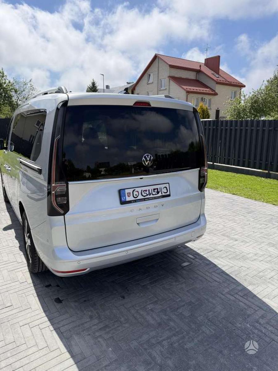 Grey Volkswagen Caddy 2021 in Palanga, with an engine capacity of 1.97 L and mileage of 191 thousand km for 23500 €, photo 6 on AUTOMOTO.COM.LV