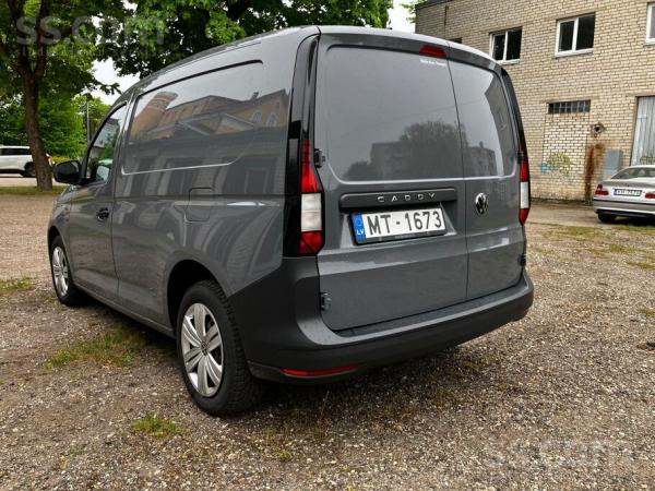 Grey Volkswagen Caddy 2021 in Liepaja, with an engine capacity of 2.00 L and mileage of 90 thousand km for 11200 €, photo 5 on AUTOMOTO.COM.LV