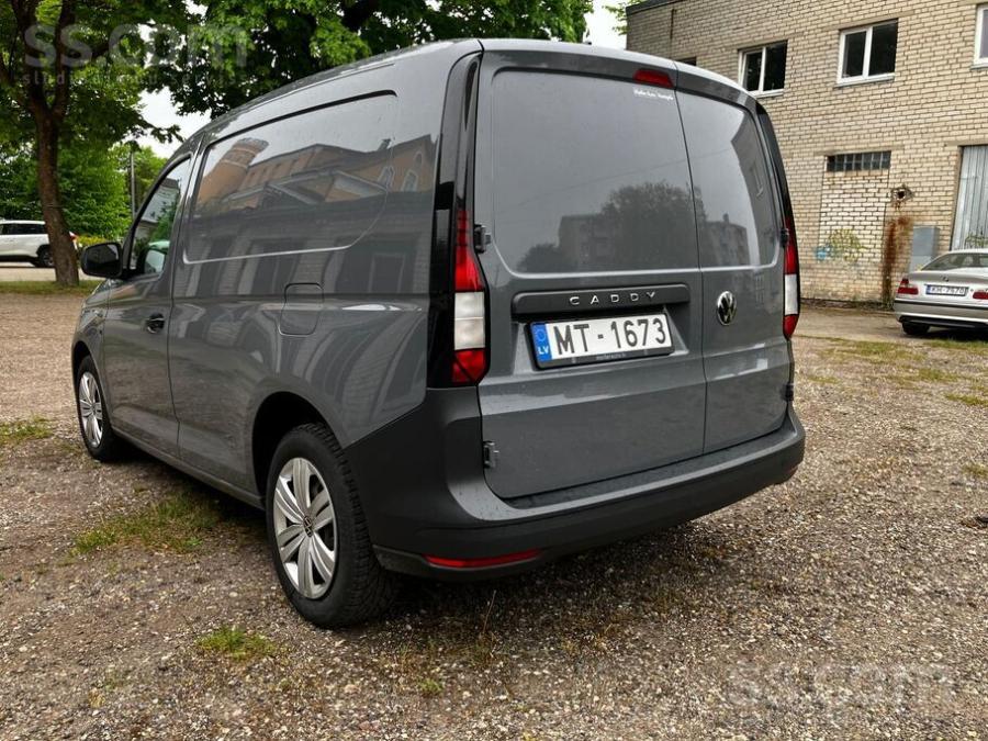 Pelēks Volkswagen Caddy 2021 Liepāja, ar dzinēja tilpumu 2.00 L un nobraukumu 90 tūkst. km par 11200 €, foto 6 vietnē AUTOMOTO.COM.LV