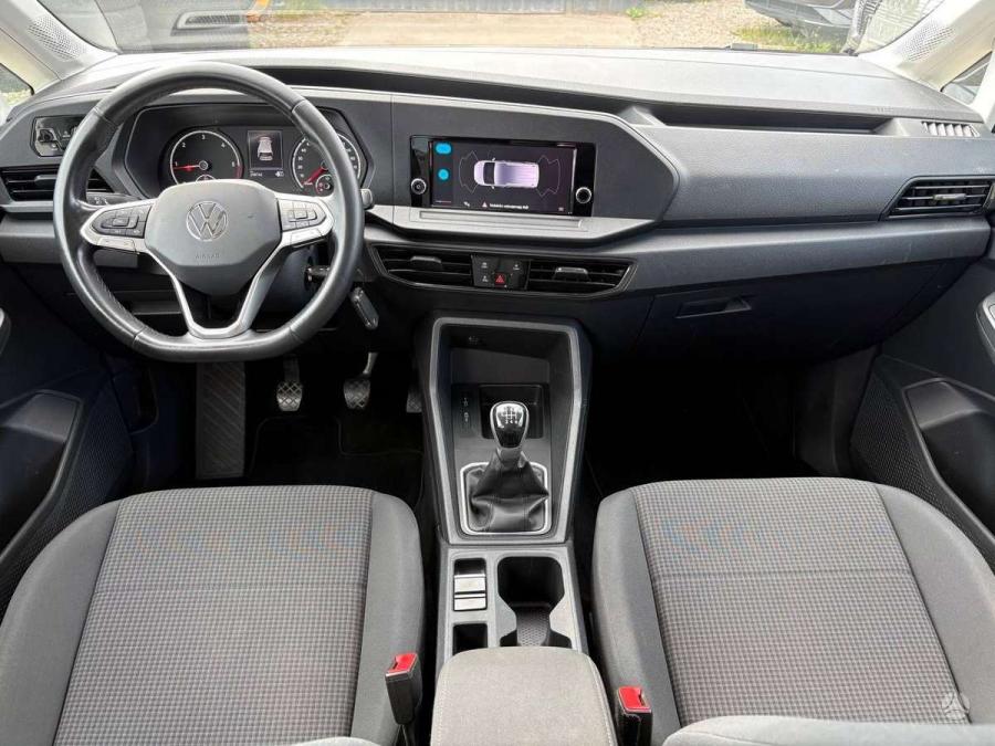 Grey Volkswagen Caddy 2021 in Vilnius, with an engine capacity of 1.97 L and mileage of 209 thousand km for 14100 €, photo 13 on AUTOMOTO.COM.LV