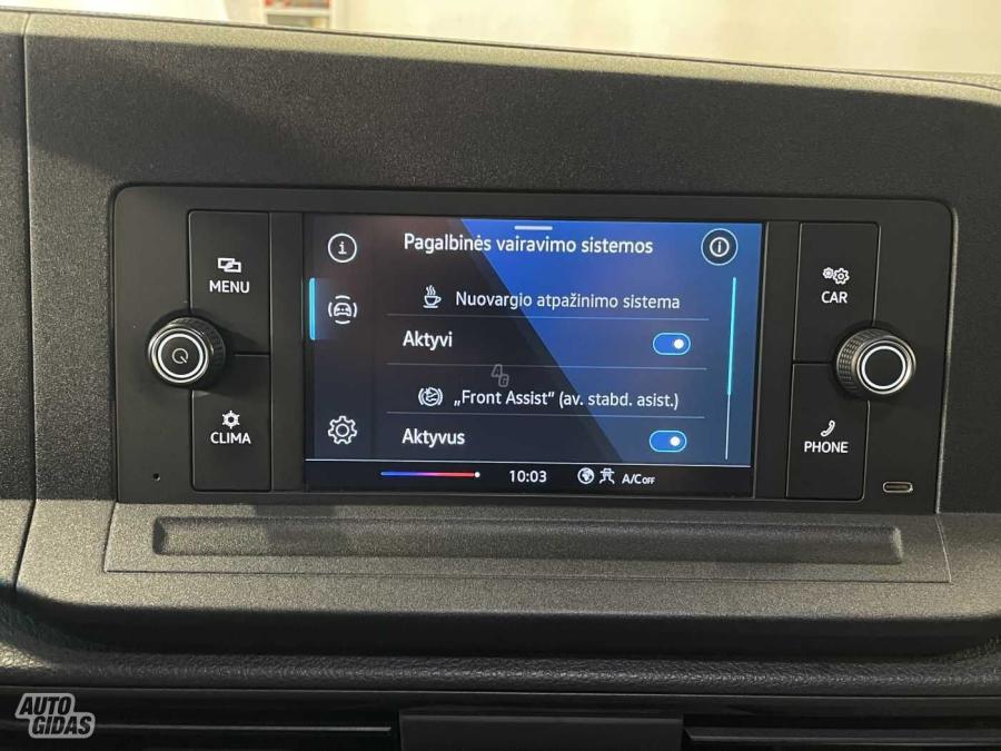 Pelēks Volkswagen Caddy 2022 Viļņa, ar dzinēja tilpumu 2.00 L un nobraukumu 52 tūkst. km par 24500 €, foto 18 vietnē AUTOMOTO.COM.LV