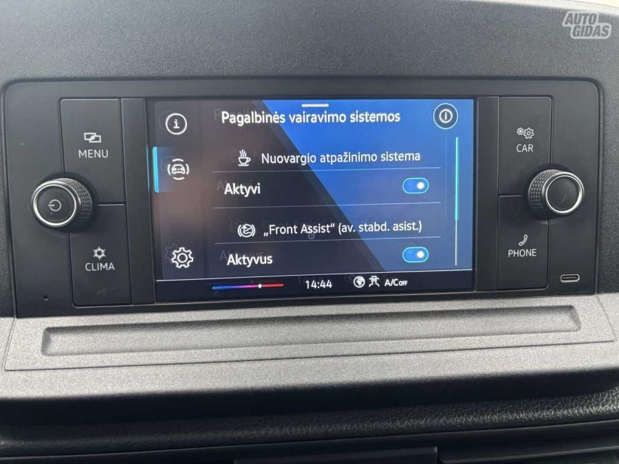 Pelēks Volkswagen Caddy 2022 Viļņa, ar dzinēja tilpumu 2.00 L un nobraukumu 121 tūkst. km par 22900 €, foto 9 vietnē AUTOMOTO.COM.LV