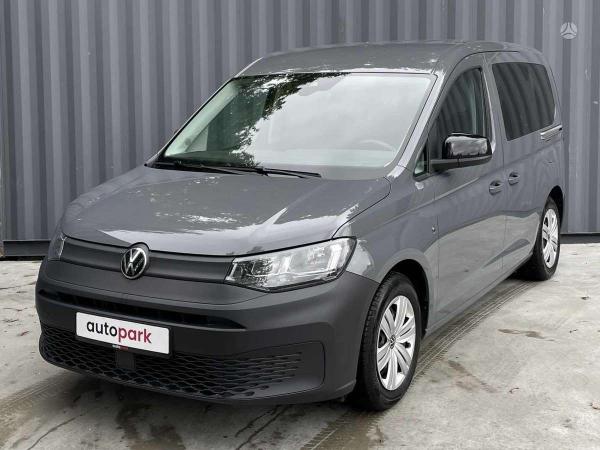 Pelēks Volkswagen Caddy 2022 Viļņa, ar dzinēja tilpumu 1.97 L un nobraukumu 59 tūkst. km par 22500 €, foto  vietnē AUTOMOTO.COM.LV