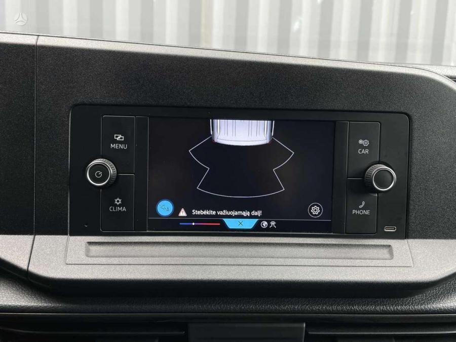 Grey Volkswagen Caddy 2022 in Vilnius, with an engine capacity of 1.97 L and mileage of 59 thousand km for 22500 €, photo 17 on AUTOMOTO.COM.LV