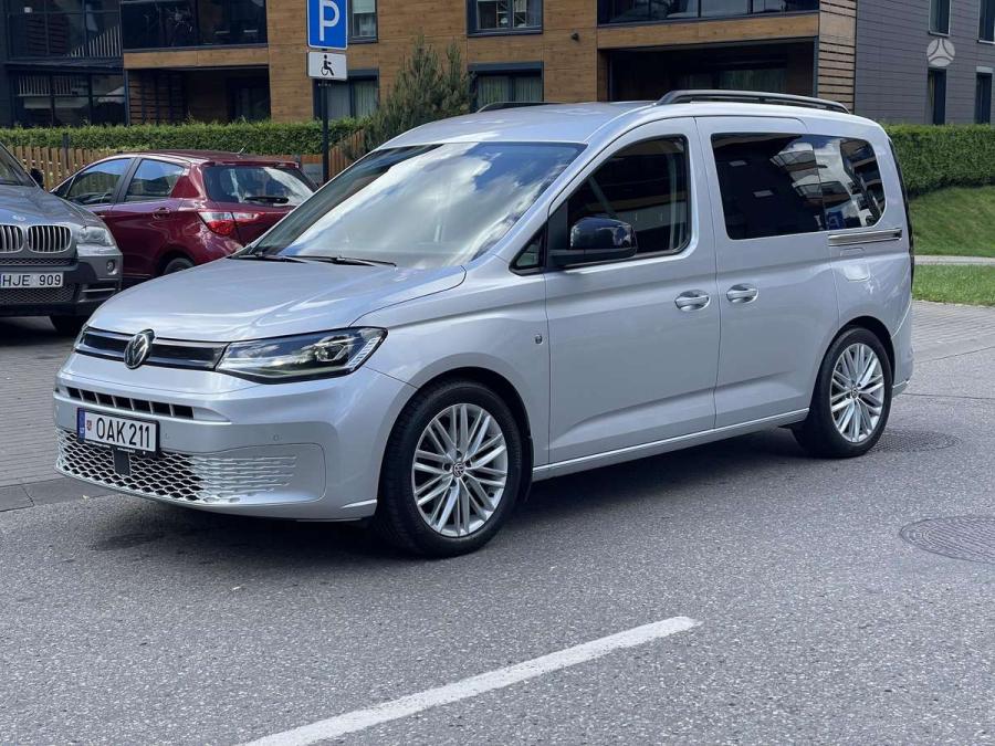 Pelēks Volkswagen Caddy 2022 Viļņa, ar dzinēja tilpumu 1.97 L un nobraukumu 204 tūkst. km par 17840 €, foto 4 vietnē AUTOMOTO.COM.LV