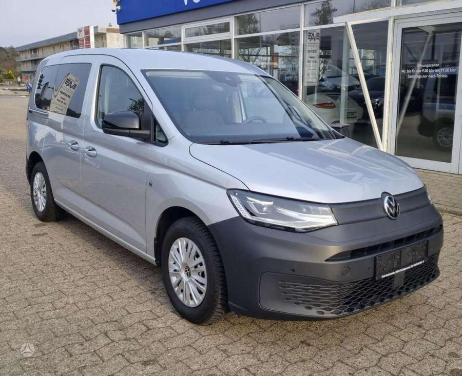 Pelēks Volkswagen Caddy 2023 Šauļi, ar dzinēja tilpumu 1.97 L un nobraukumu 65 tūkst. km par 19900 €, foto 1 vietnē AUTOMOTO.COM.LV
