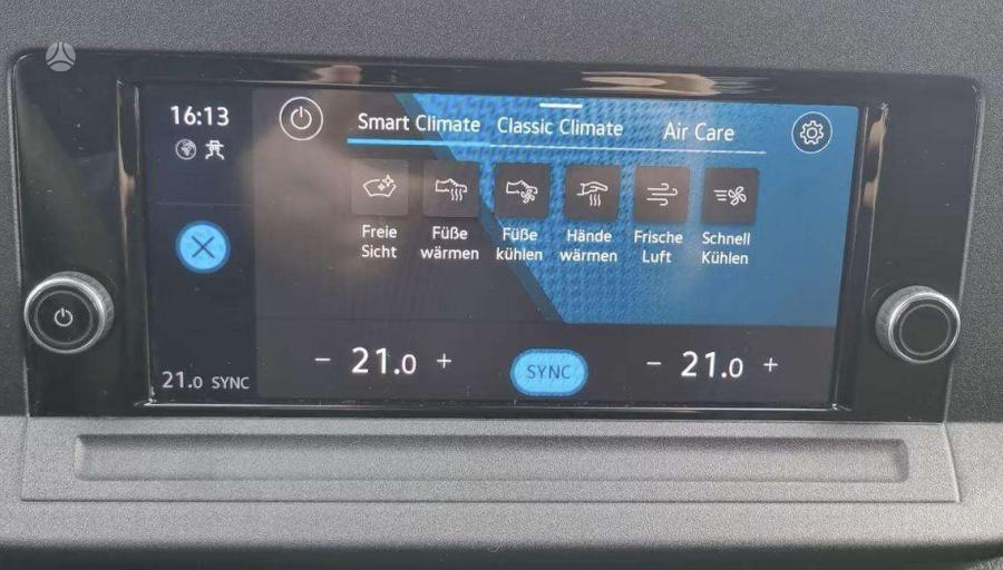 Pelēks Volkswagen Caddy 2023 Šauļi, ar dzinēja tilpumu 1.97 L un nobraukumu 65 tūkst. km par 19900 €, foto 19 vietnē AUTOMOTO.COM.LV