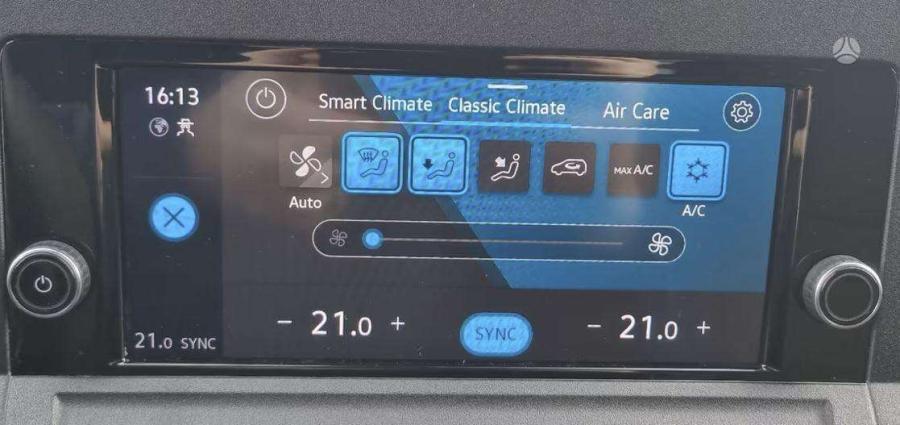 Pelēks Volkswagen Caddy 2023 Šauļi, ar dzinēja tilpumu 1.97 L un nobraukumu 65 tūkst. km par 19900 €, foto 23 vietnē AUTOMOTO.COM.LV