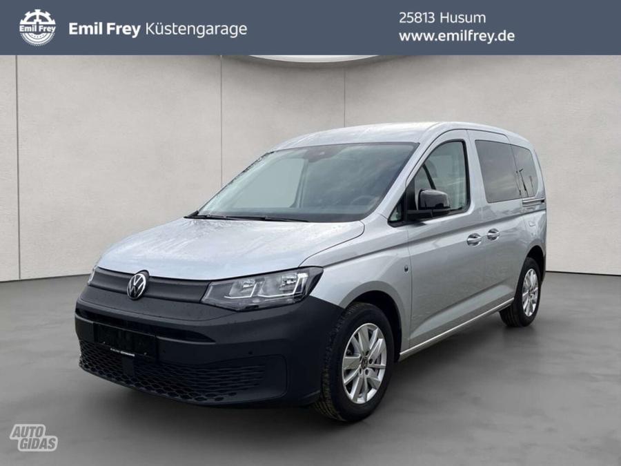 Grey Volkswagen Caddy 2024 in Kaunas, with an engine capacity of 2.00 L and mileage of 13 thousand km for 31951 €, photo 1 on AUTOMOTO.COM.LV