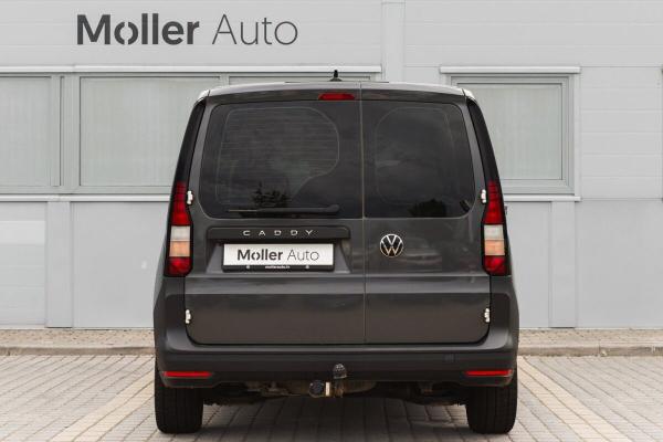 Grey Volkswagen Caddy 2024 in Ventspils, with an engine capacity of 2.00 L and mileage of 88 thousand km for 19300 €, photo 4 on AUTOMOTO.COM.LV