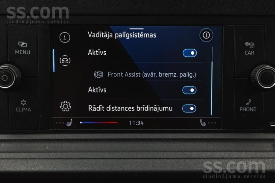 Pelēks Volkswagen Caddy 2024 Ventspils, ar dzinēja tilpumu 2.00 L un nobraukumu 88 tūkst. km par 19300 €, foto 21 vietnē AUTOMOTO.COM.LV