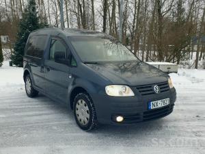 Grey Volkswagen Caddy 2006 in Riga, with an engine capacity of 1.90 L and mileage of 383 thousand km for 2450 €, photo  on AUTOMOTO.COM.LV