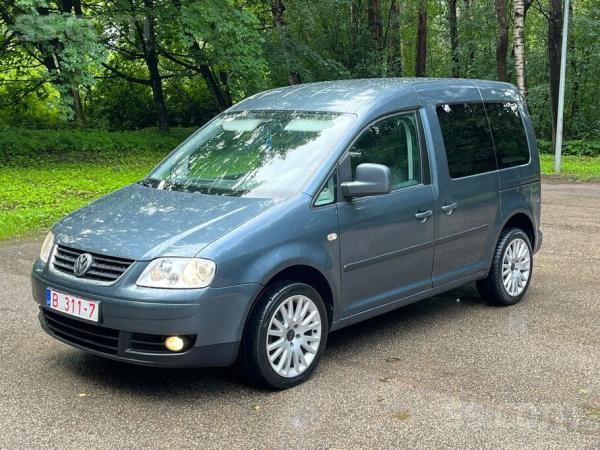 Grey Volkswagen Caddy 2008 in Riga, with an engine capacity of 1.90 L and mileage of 0 thousand km for 1899 €, photo 1 on AUTOMOTO.COM.LV