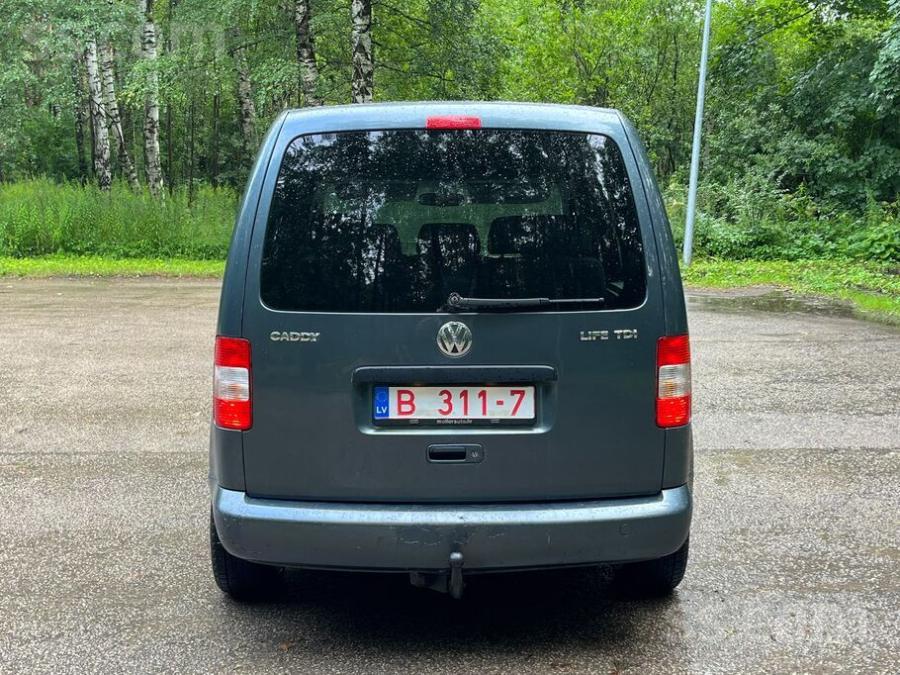 Pelēks Volkswagen Caddy 2008 Rīga, ar dzinēja tilpumu 1.90 L un nobraukumu 0 tūkst. km par 1899 €, foto 5 vietnē AUTOMOTO.COM.LV
