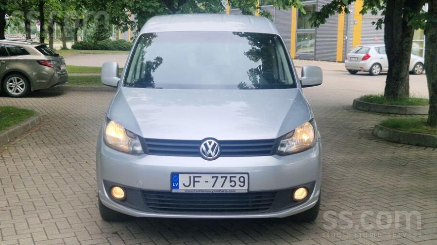 Grey Volkswagen Caddy 2013 in Riga, with an engine capacity of 1.60 L and mileage of 0 thousand km for 3890 €, photo 1 on AUTOMOTO.COM.LV